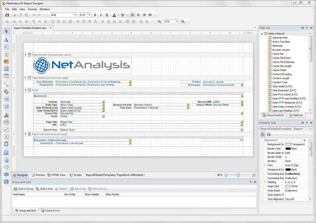 Reporting - Digital Detective