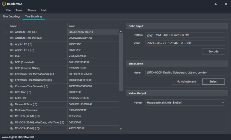 DCode™ – Timestamp Decoder - Digital Detective