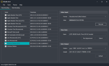DCode™ – Timestamp Decoder - Digital Detective