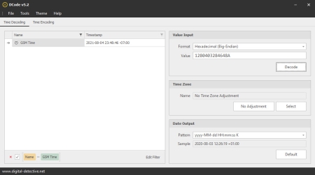 Binary-Coded Decimal Timestamps - Digital Detective